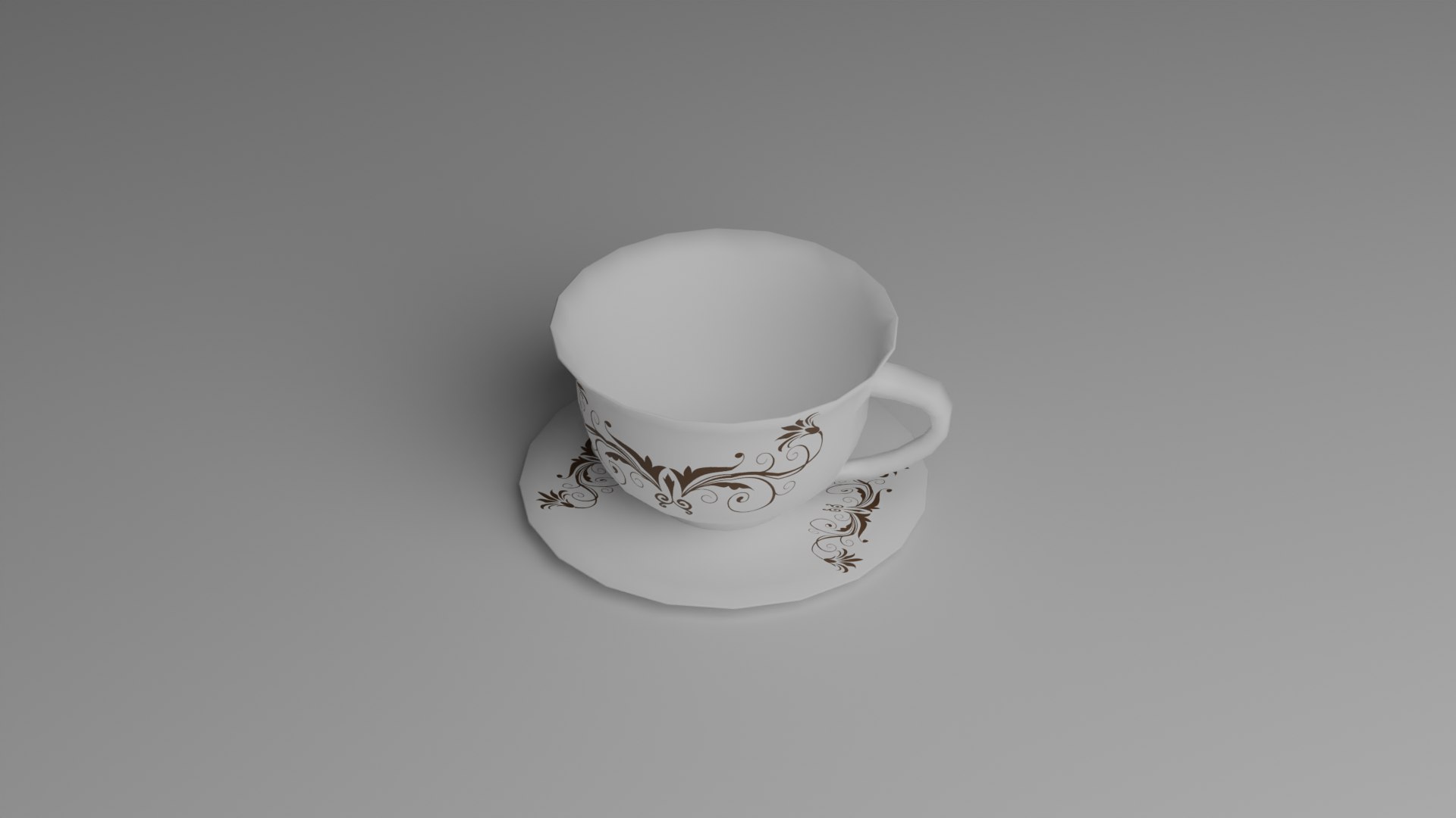 Set Of Cups LOW-Poly 3D Model - TurboSquid 2166045