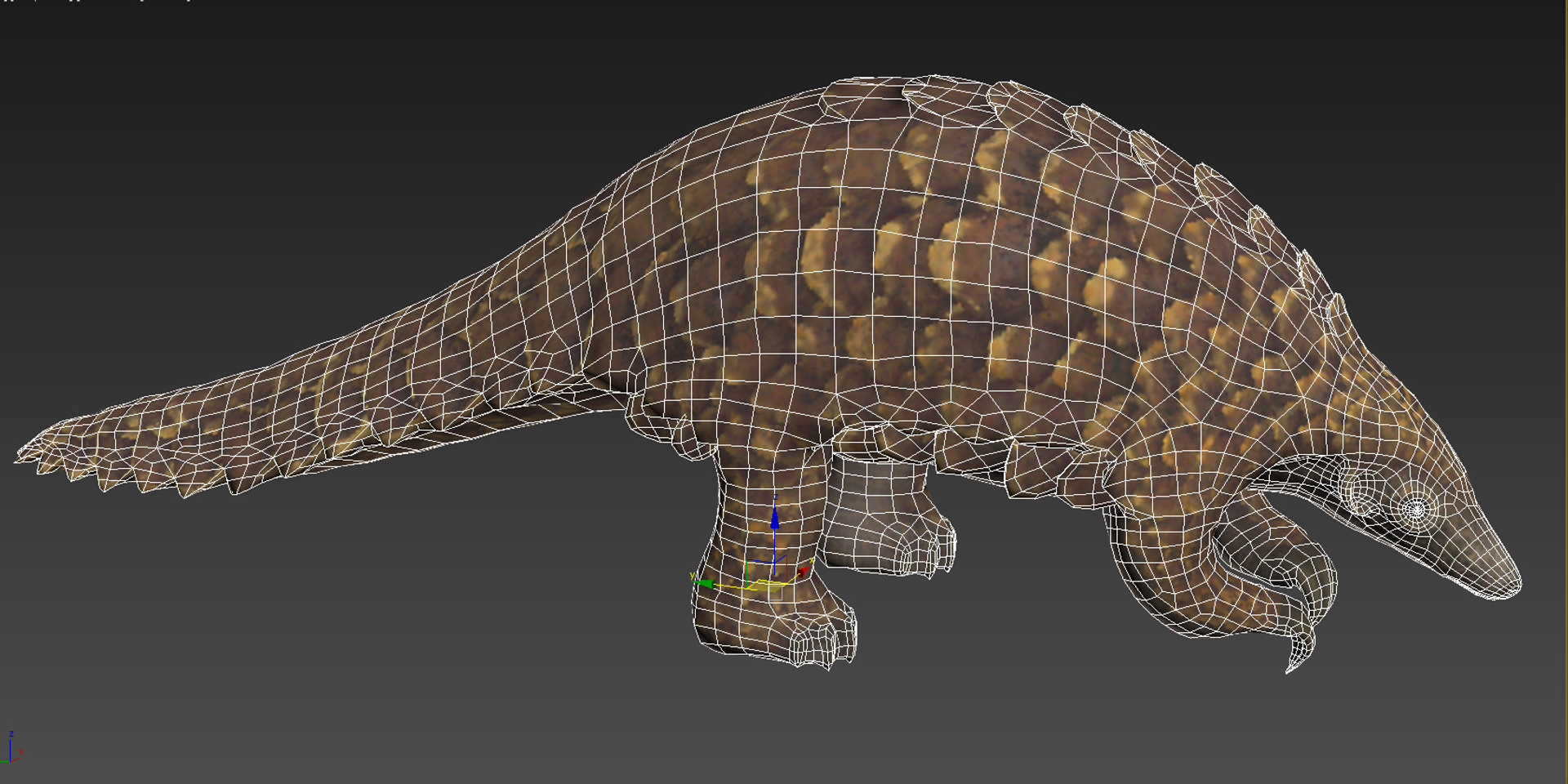Pangolin zbrush 3D - TurboSquid 1367856