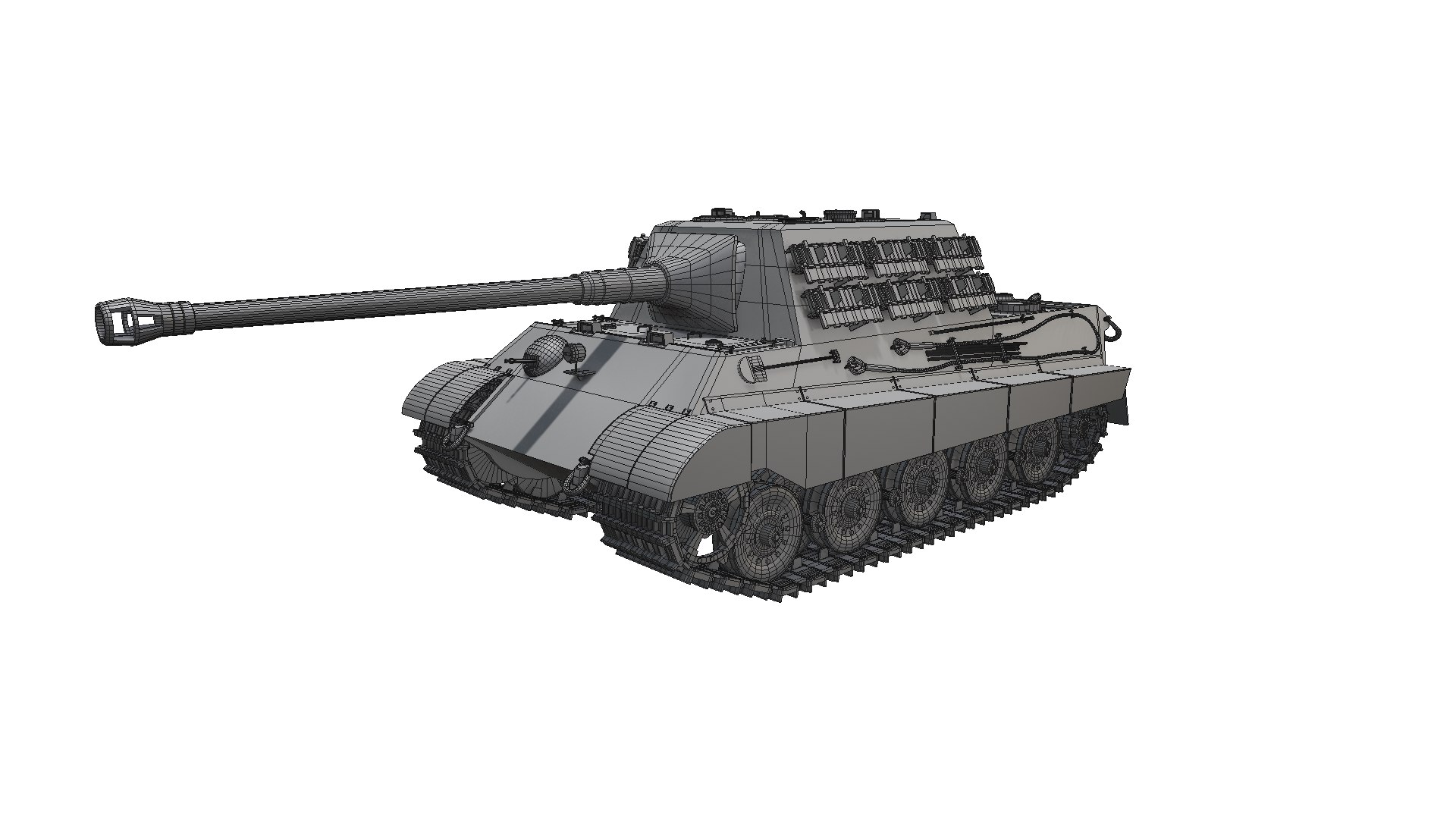 Jagdtiger Tiger Tank 3D Model - TurboSquid 1630288