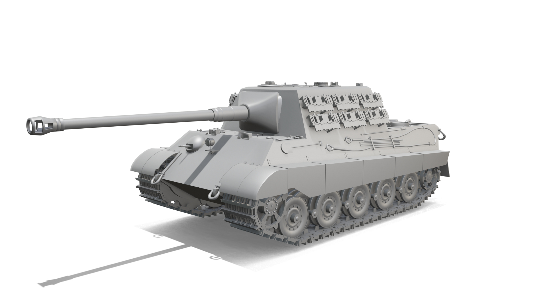 Jagdtiger Tiger Tank 3D Model - TurboSquid 1630288