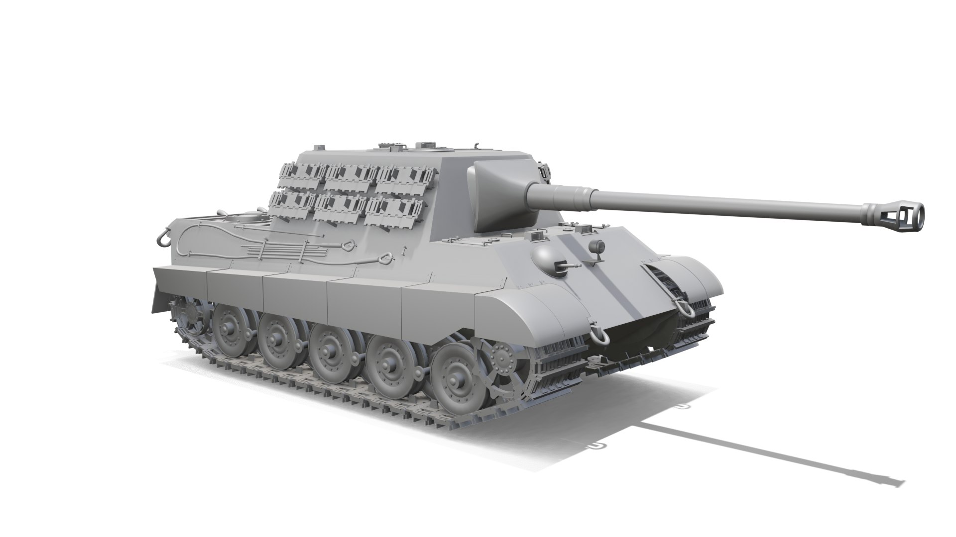 Jagdtiger Tiger Tank 3D Model - TurboSquid 1630288