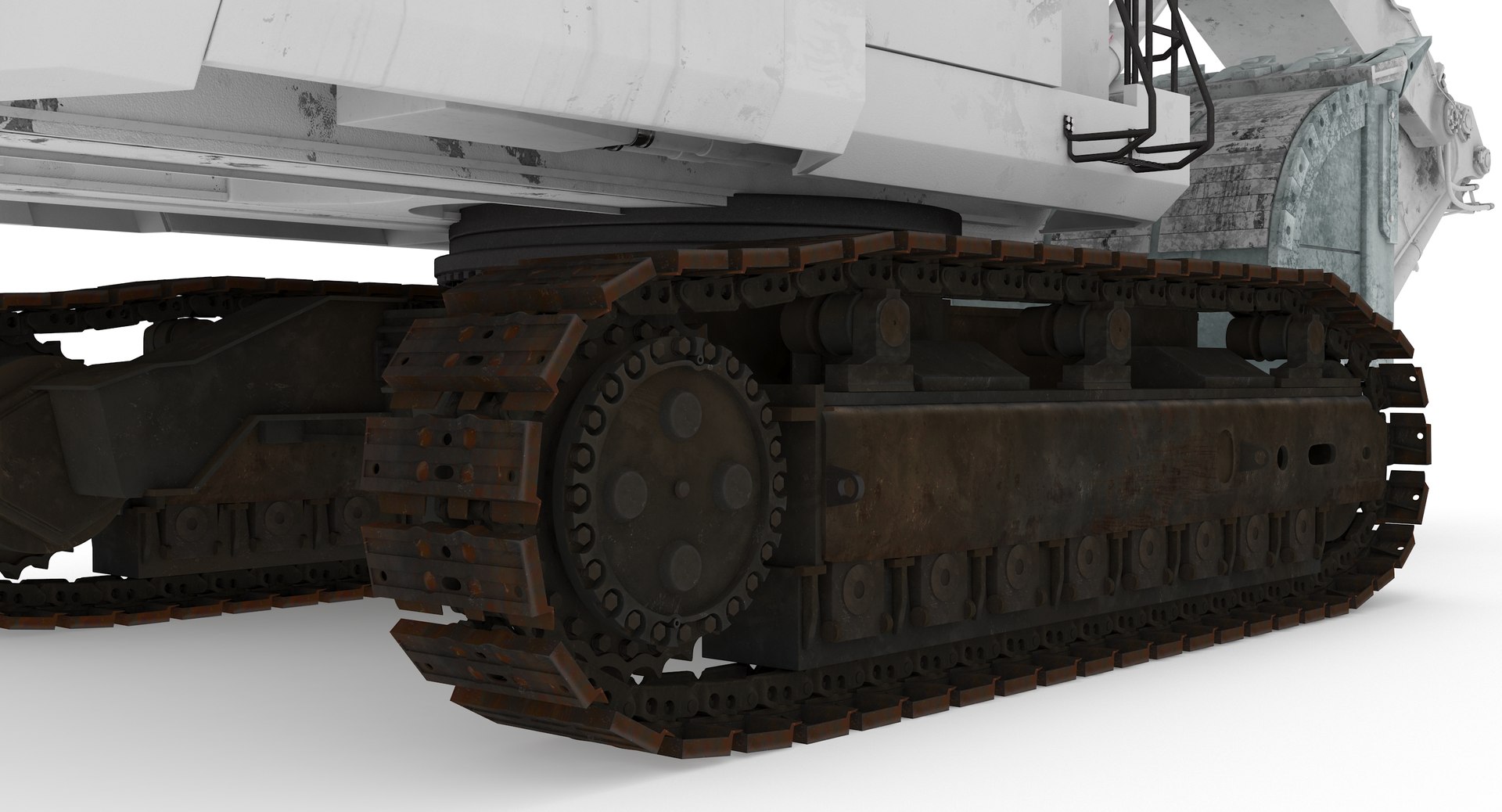 Size gooseneck boom excavator 3D model - TurboSquid 1193261