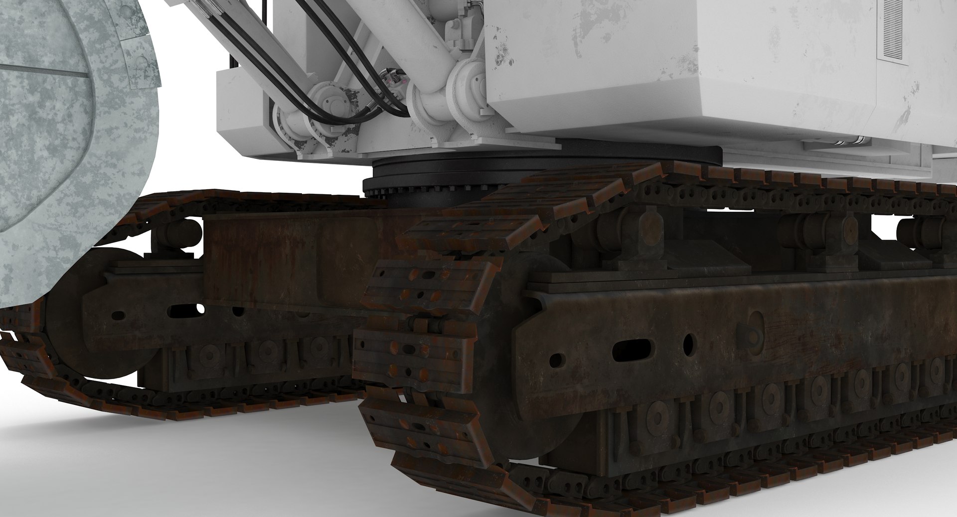 Size gooseneck boom excavator 3D model - TurboSquid 1193261