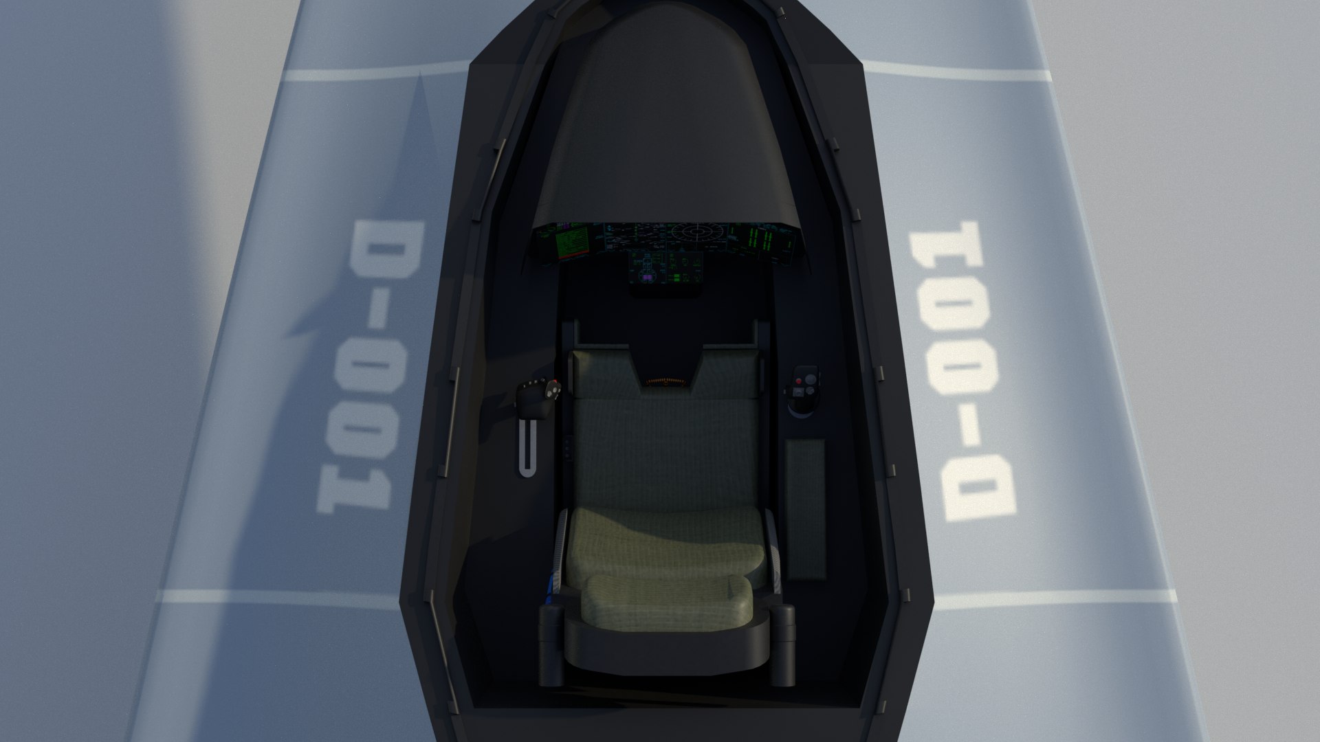 DAGGER Light Sixth Generation Stealth Fighter Jet 3D Model 3D ...