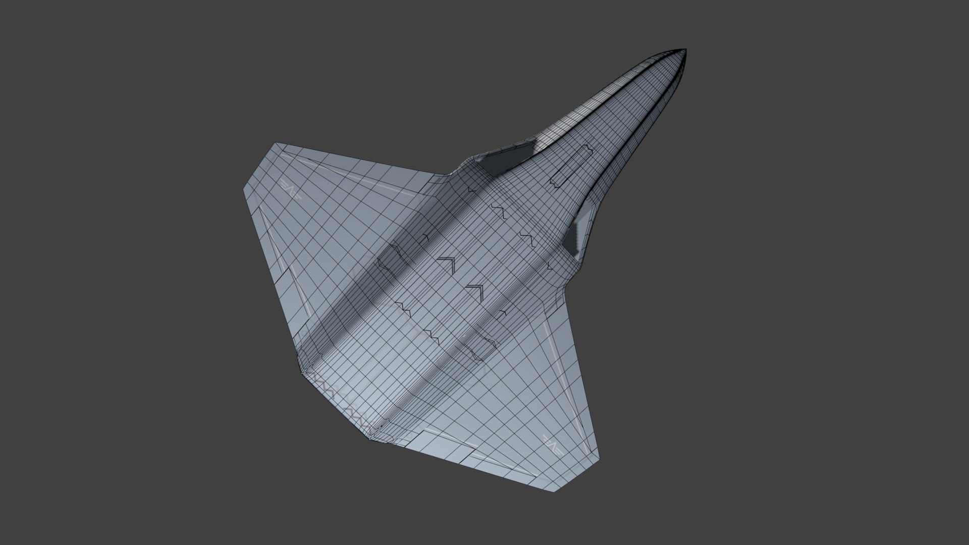 DAGGER Light Sixth Generation Stealth Fighter Jet 3D Model 3D ...