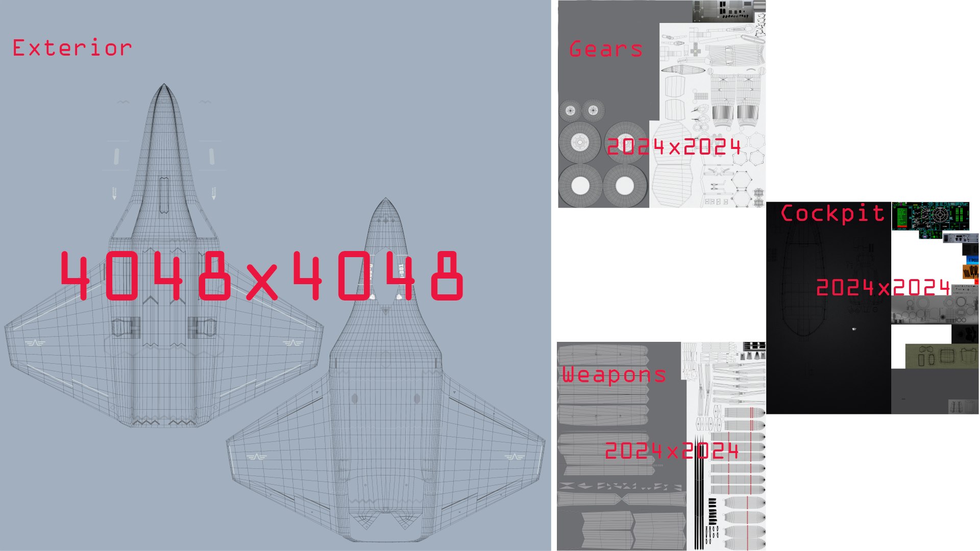 DAGGER Light Sixth Generation Stealth Fighter Jet 3D Model 3D ...