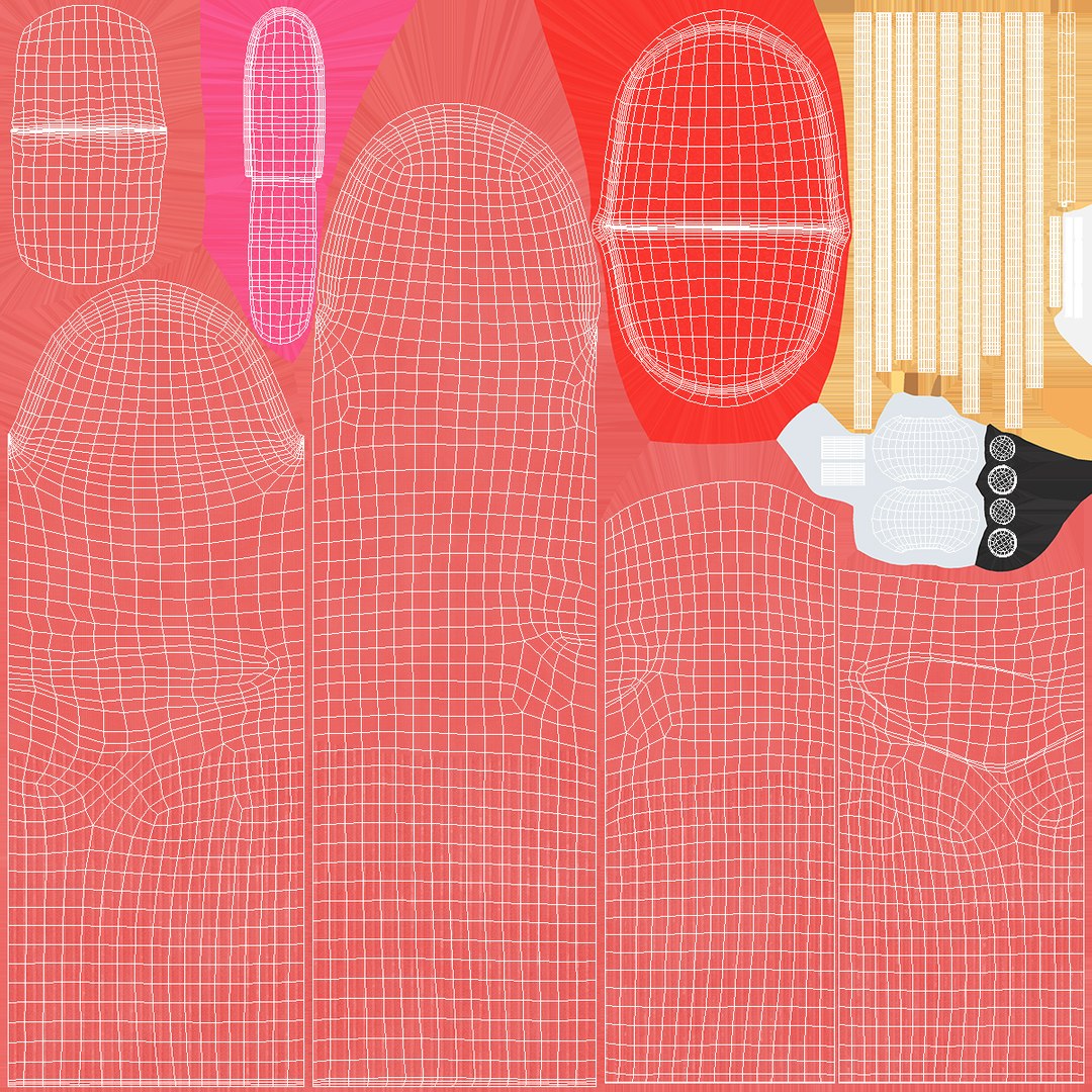 3D Character Hand Puppet Pink Girl Surprised Pose - TurboSquid 2269824