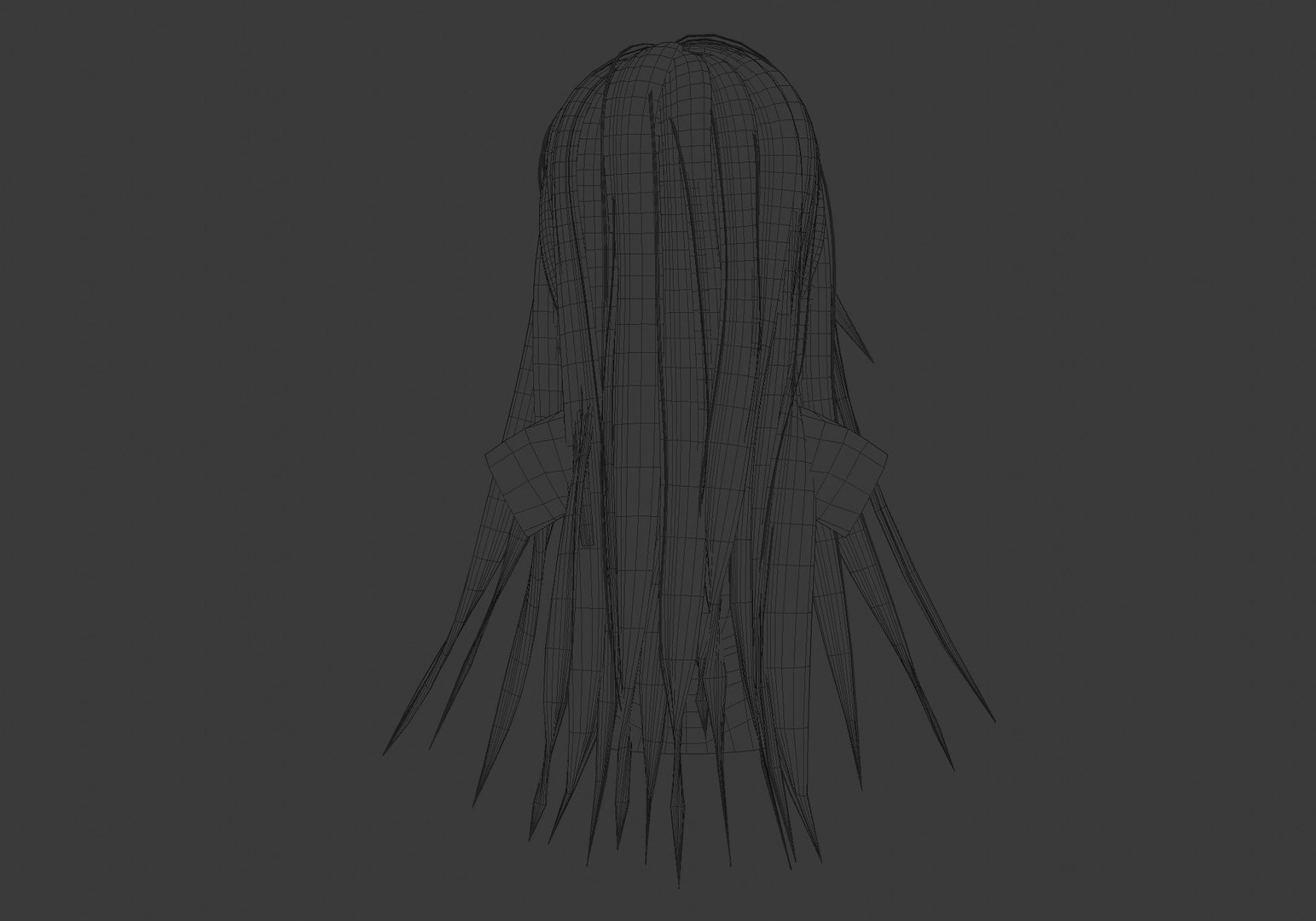 3D Sharp Anime Hairstyle - TurboSquid 1921571