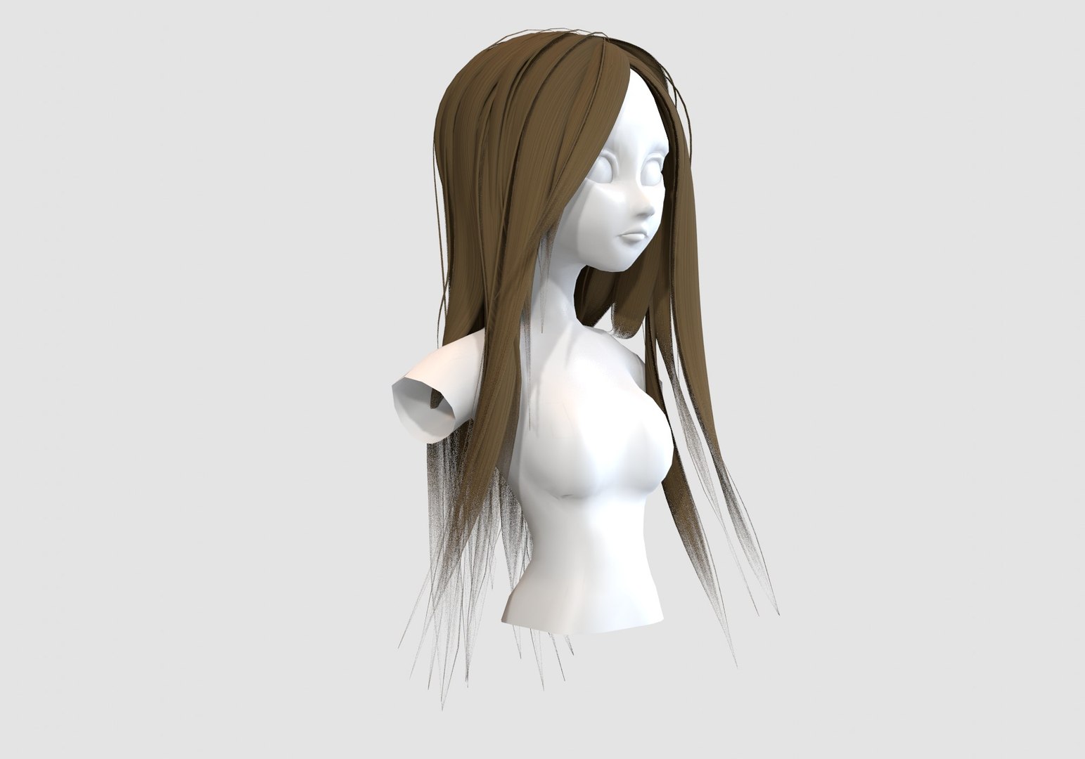 3D Sharp Anime Hairstyle - TurboSquid 1921571