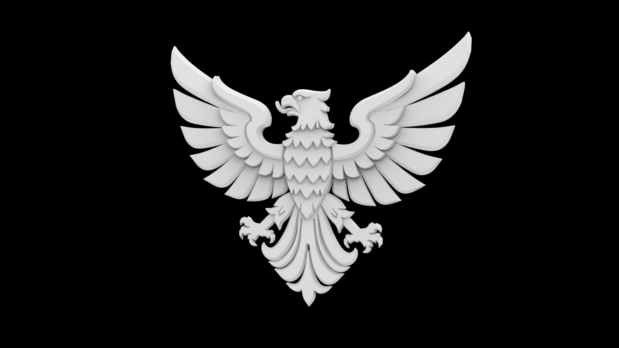 Heraldisches Adler-Emblem 3D-Druckmodell 3D-Modell - TurboSquid 2453221