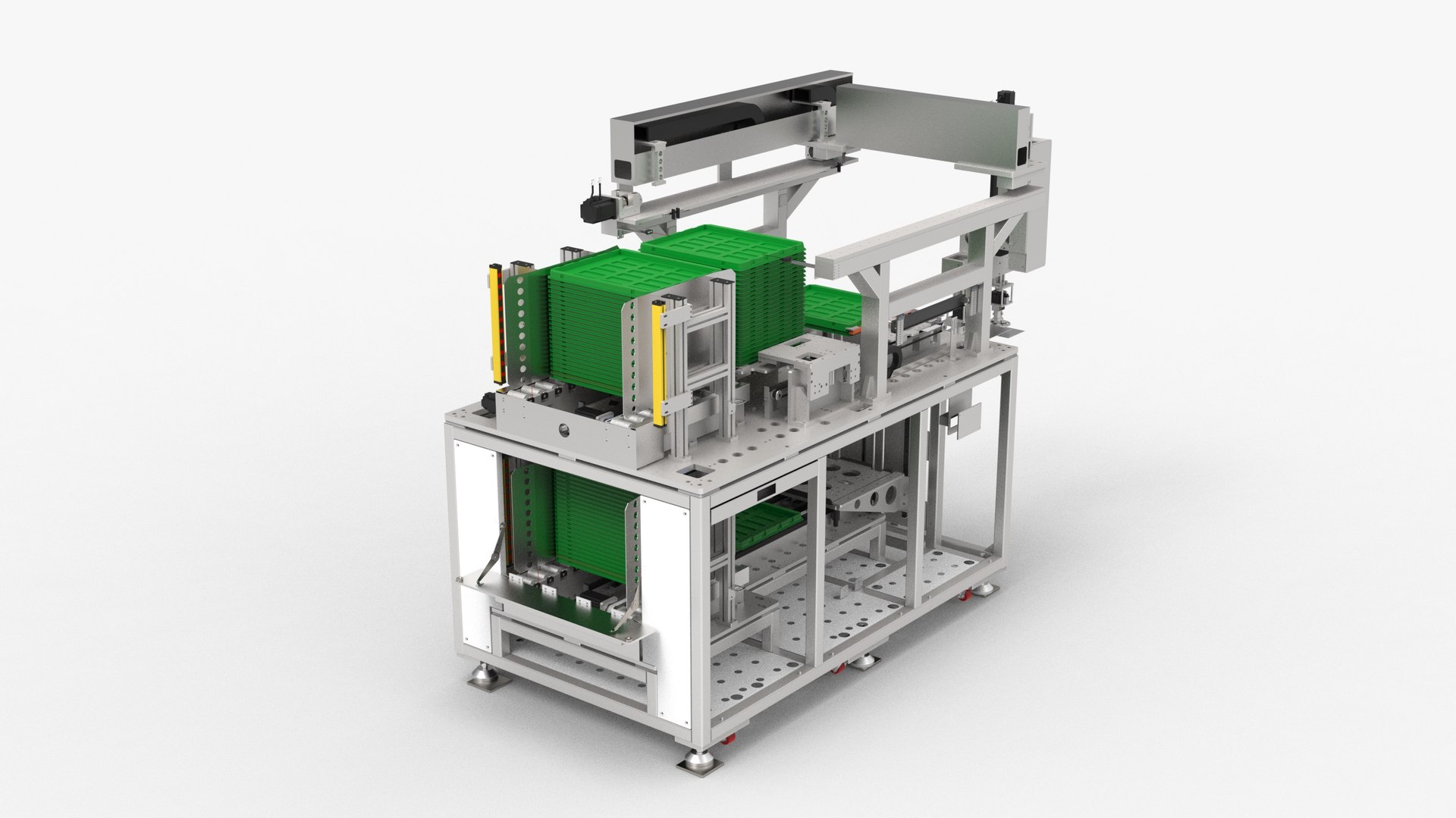 3D Automatic Load And Unload Tray Feeder - TurboSquid 1876914