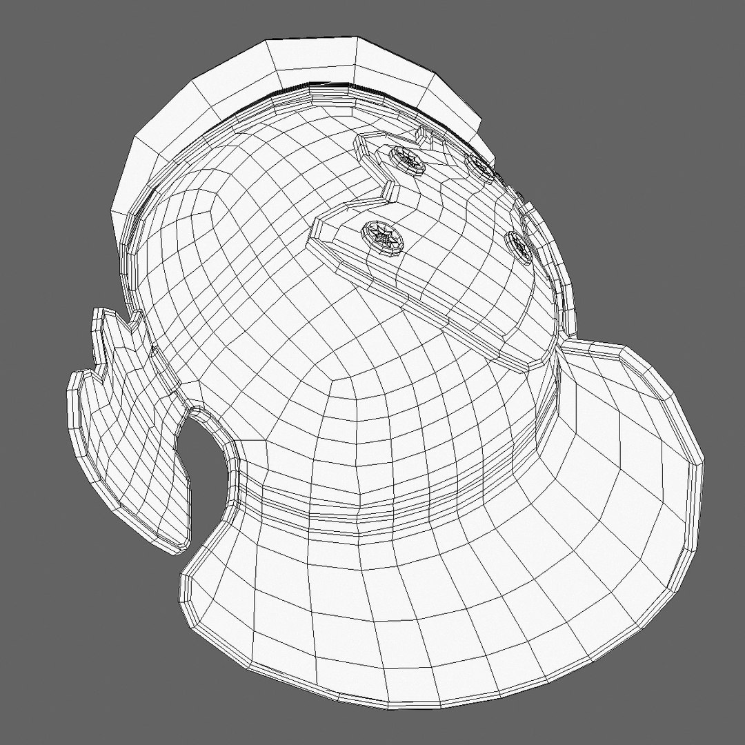 Gallic Helmet 3d Model