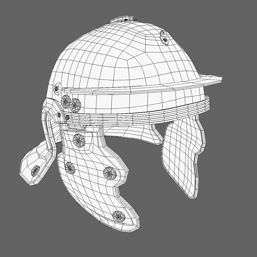 Gallic Helmet 3d Model