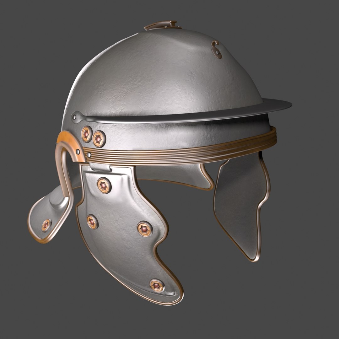 Gallic Helmet 3d Model