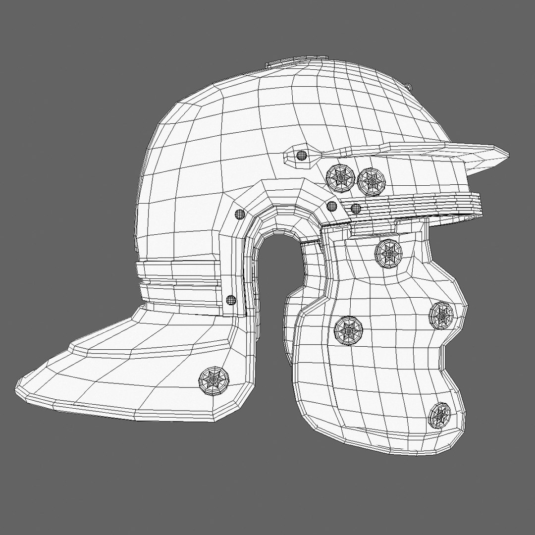 Gallic Helmet 3d Model