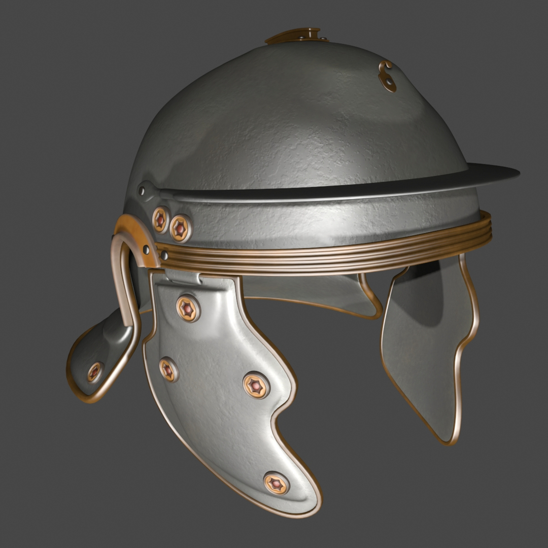 Gallic Helmet 3d Model