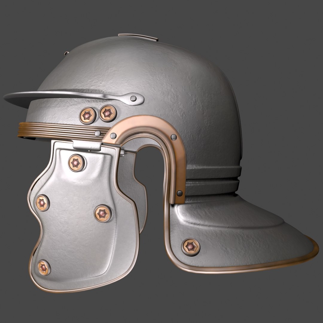 Gallic Helmet 3d Model