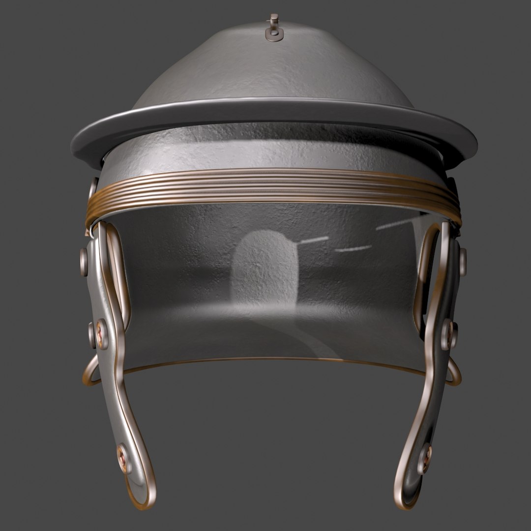 Gallic Helmet 3d Model