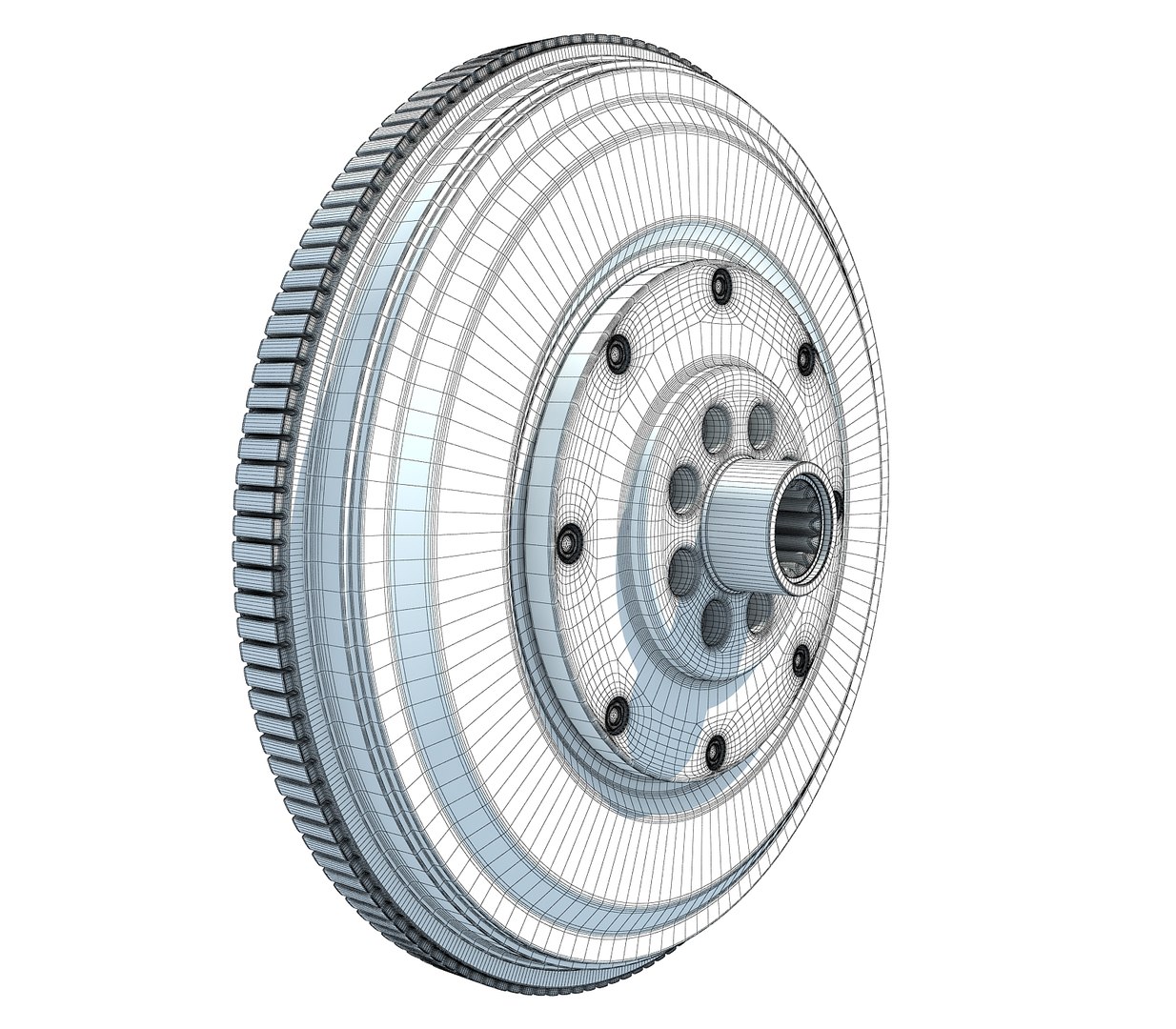 Engine Flywheel 3D Model - TurboSquid 1174019