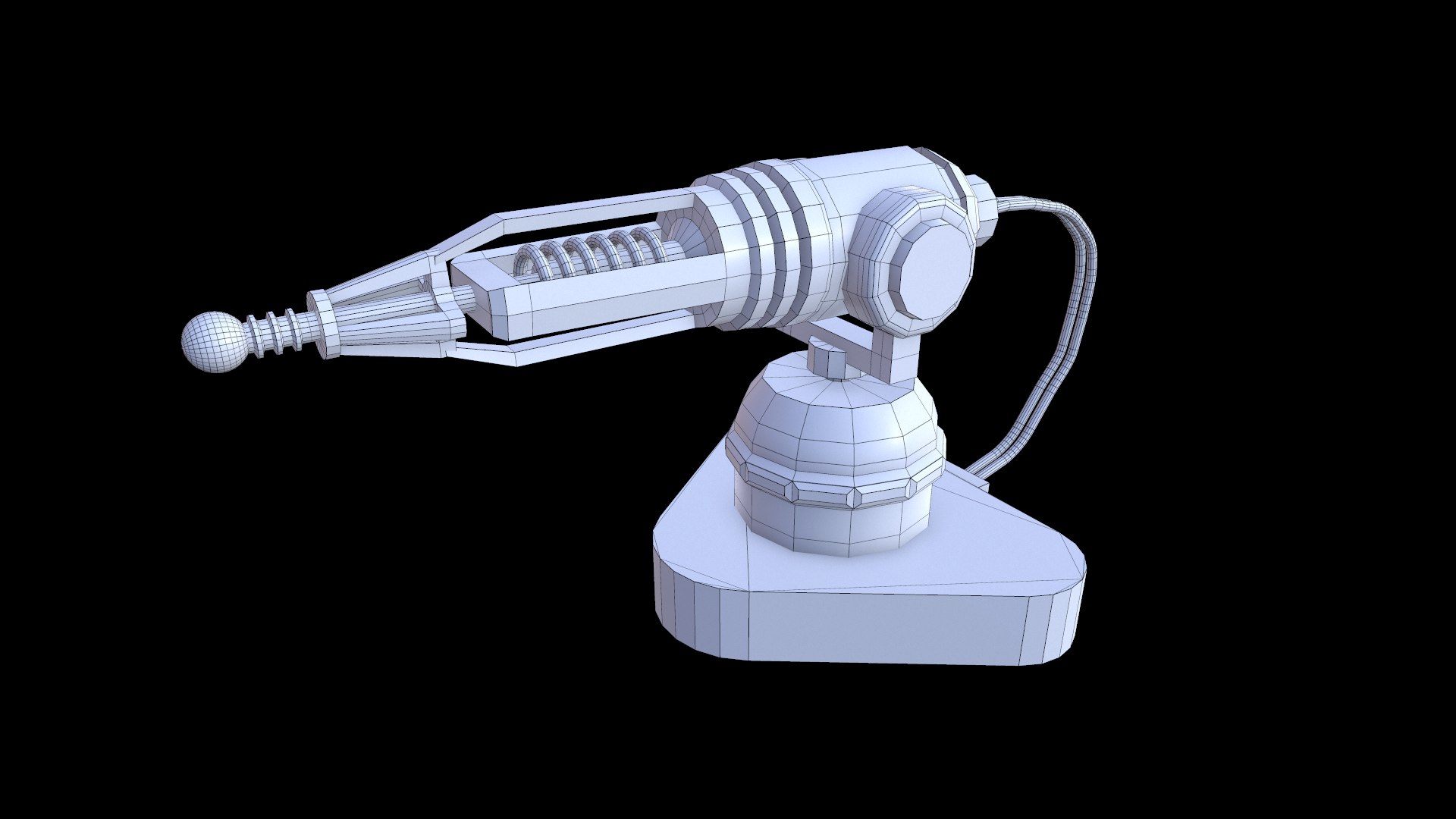 Laser Turret 3D Model - TurboSquid 1711470