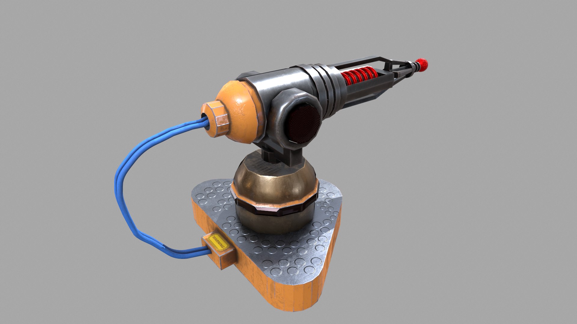 Laser Turret 3D Model - TurboSquid 1711470