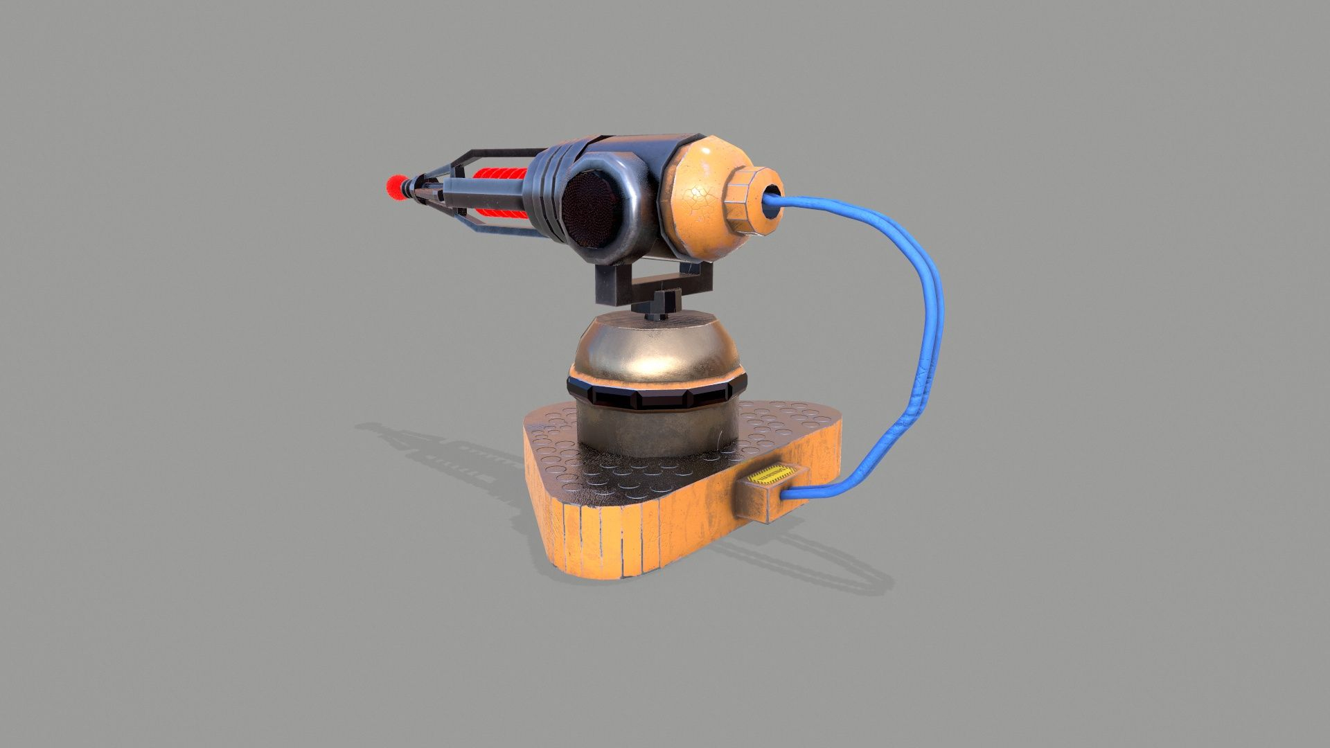 Laser Turret 3D Model - TurboSquid 1711470