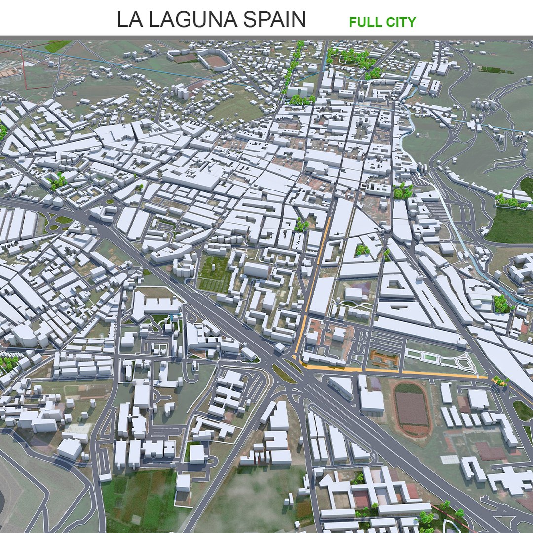 La Laguna Spain 3D Model - TurboSquid 2100470
