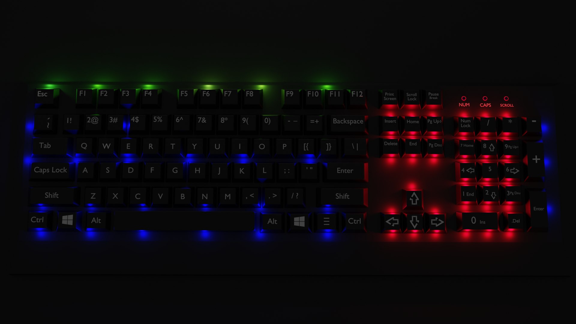 Gaming Keyboard Model - TurboSquid 2099939