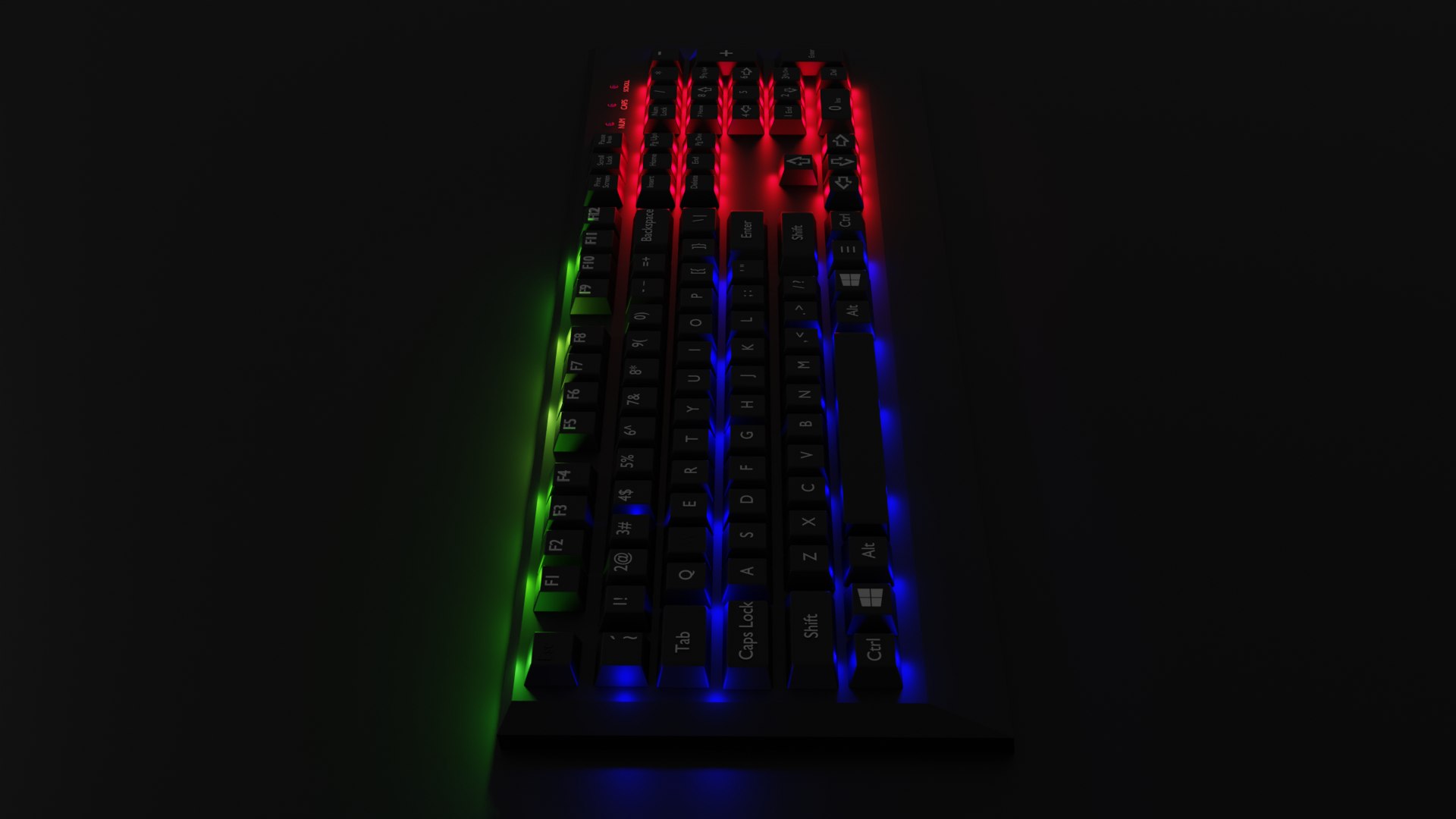 Gaming Keyboard Model - TurboSquid 2099939