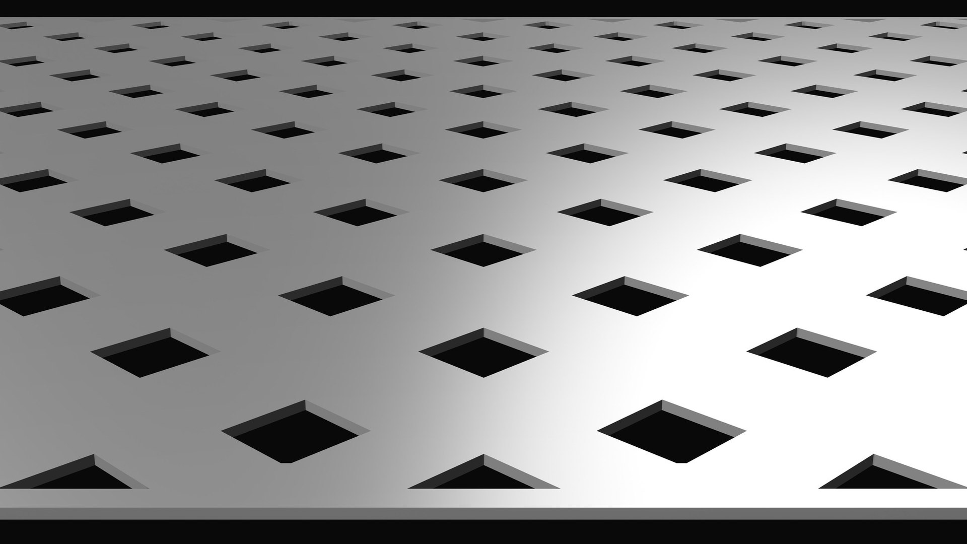 3D Perforated Panel With Square Hole And 16 Percent Opening 25O06 Model ...