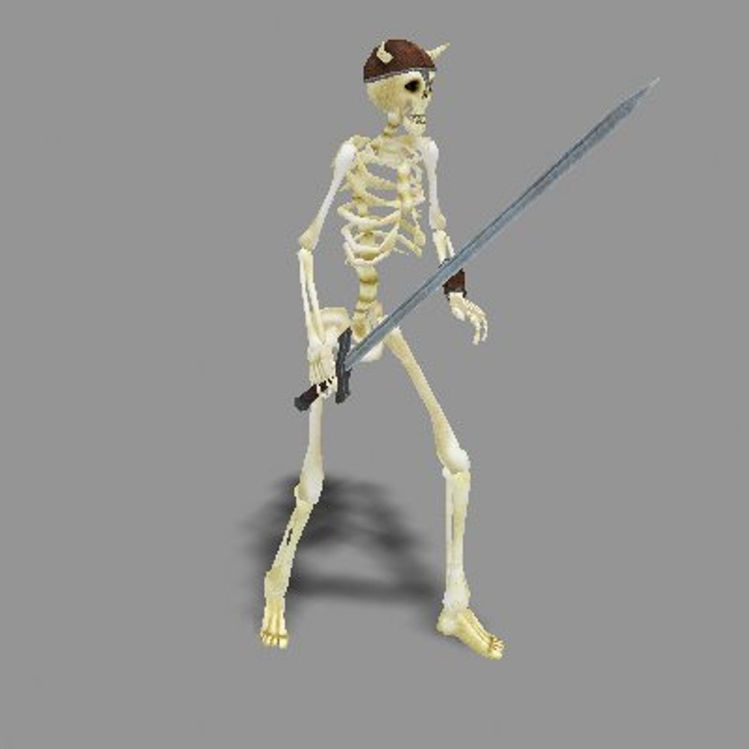 Creatures Characters Goblin Skeleton 3d Model