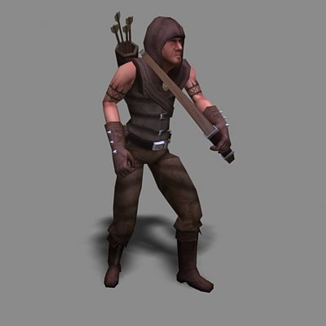 Creatures Characters Goblin Skeleton 3d Model