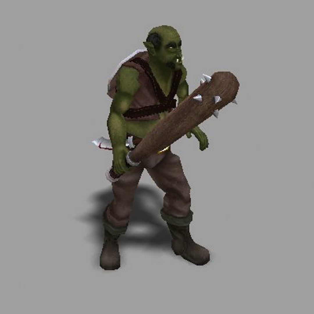 Creatures Characters Goblin Skeleton 3d Model