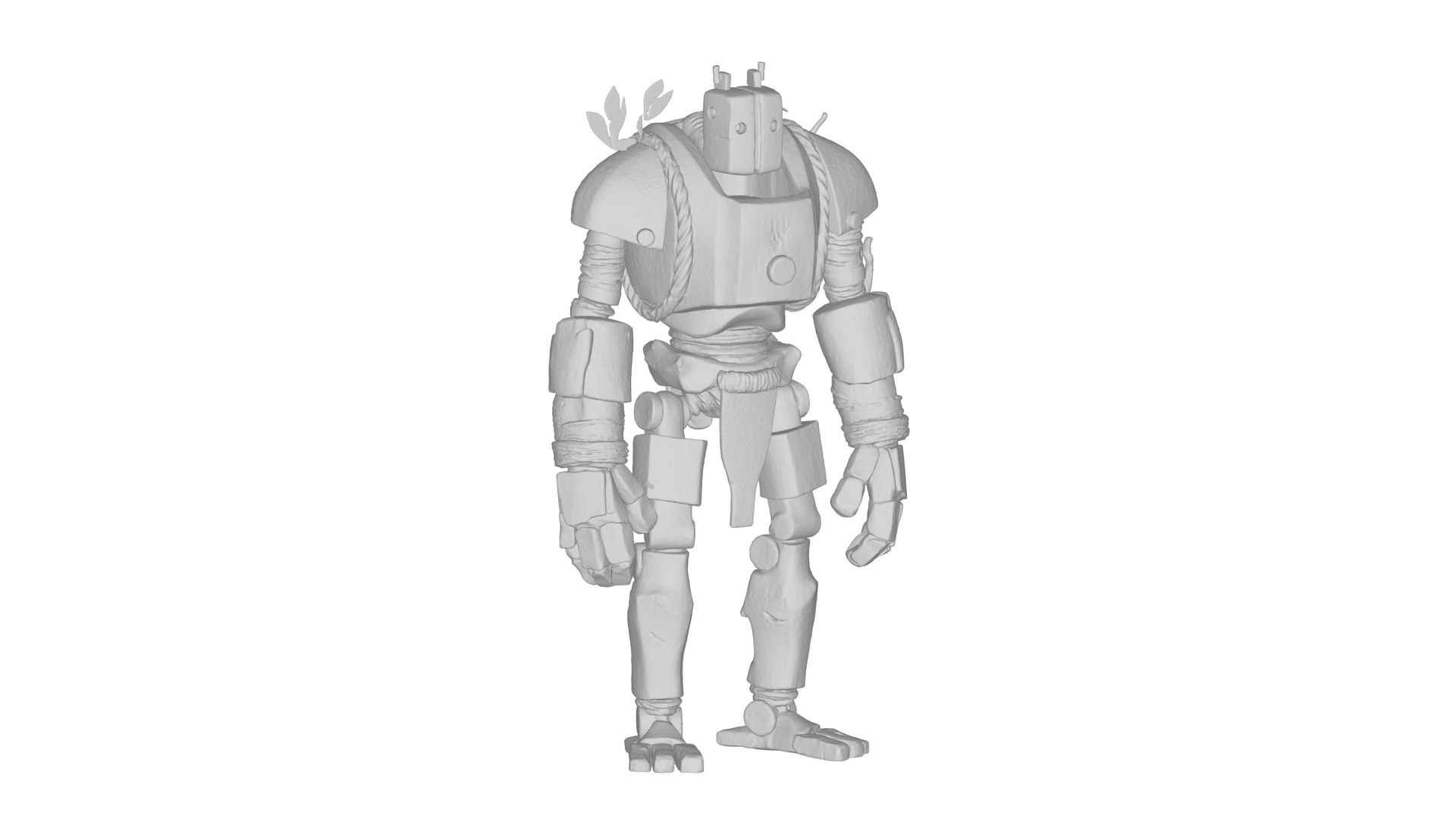 Rusty Forest Golem Robot 3D Model - TurboSquid 2519507
