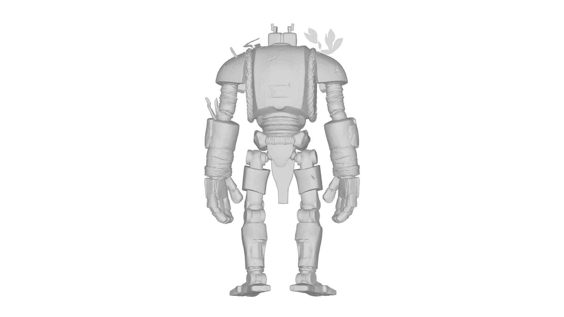 Rusty Forest Golem Robot 3D Model - TurboSquid 2519507