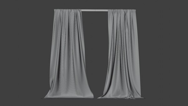 Free curtains interior 3D model - TurboSquid 1702240