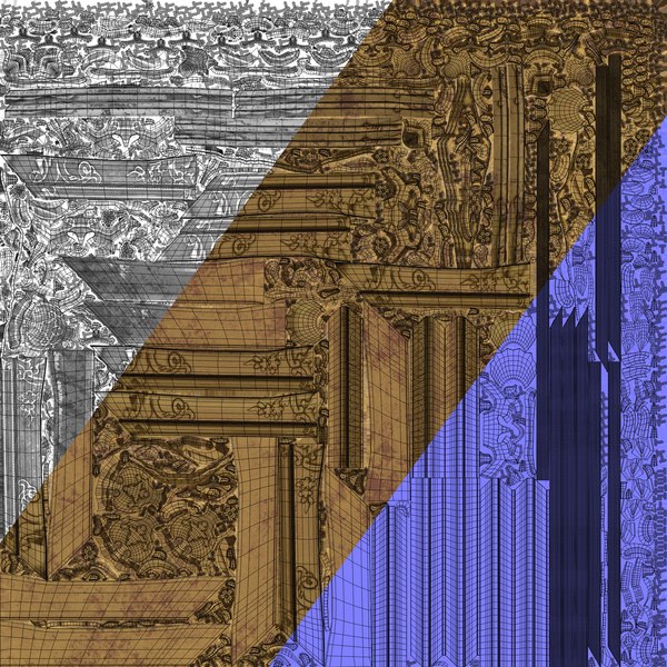 Baroque frame 3D model - TurboSquid 1216027