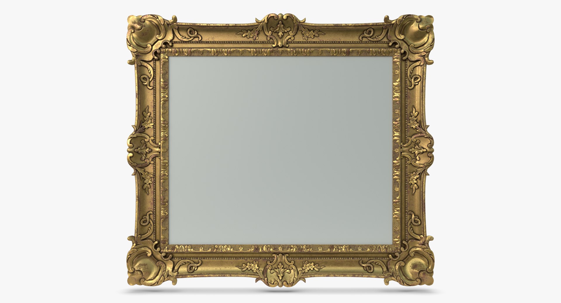 Baroque Frame 3D Model - TurboSquid 1216027