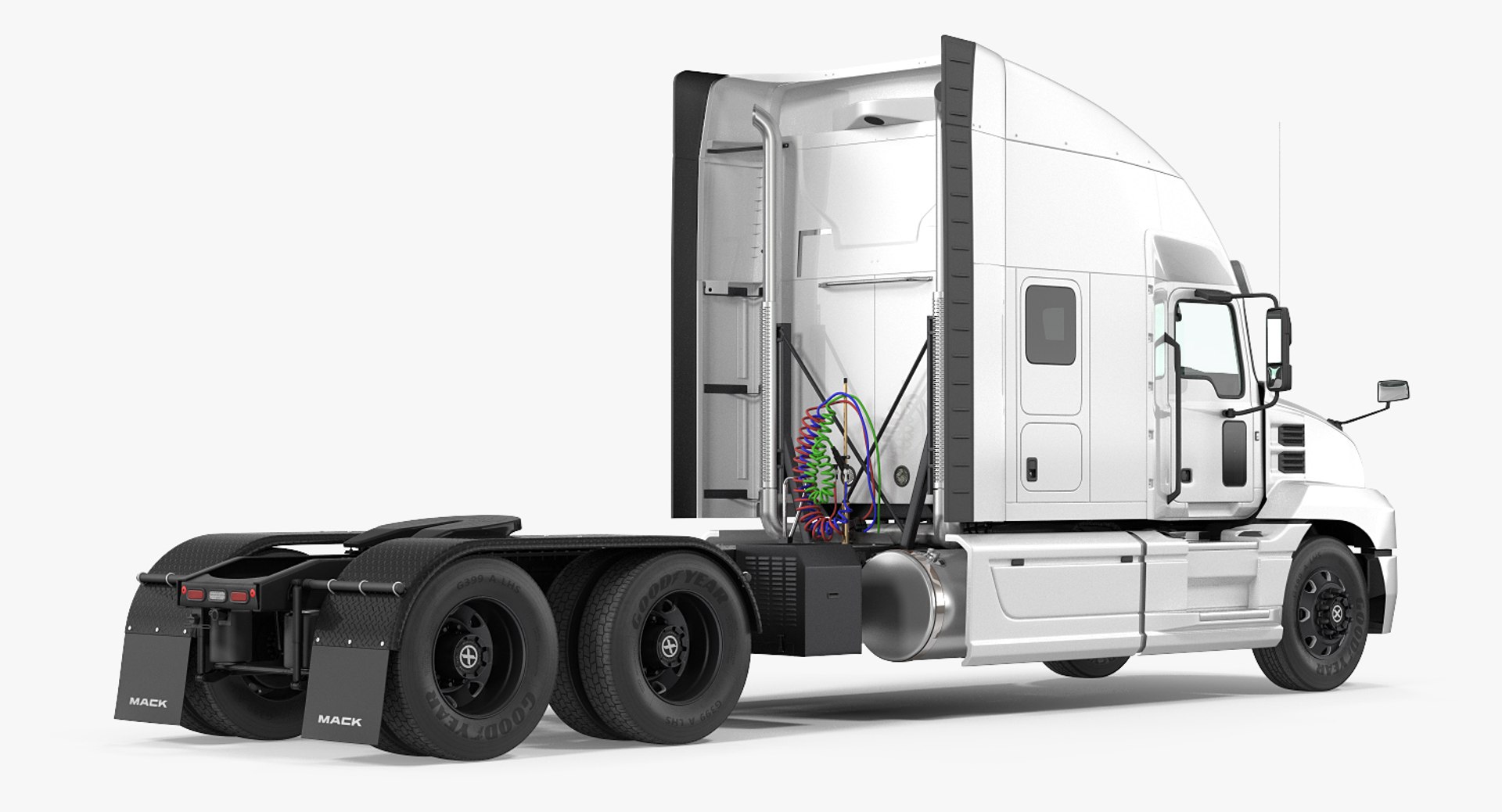 Mack anthem truck 2018 model - TurboSquid 1300232