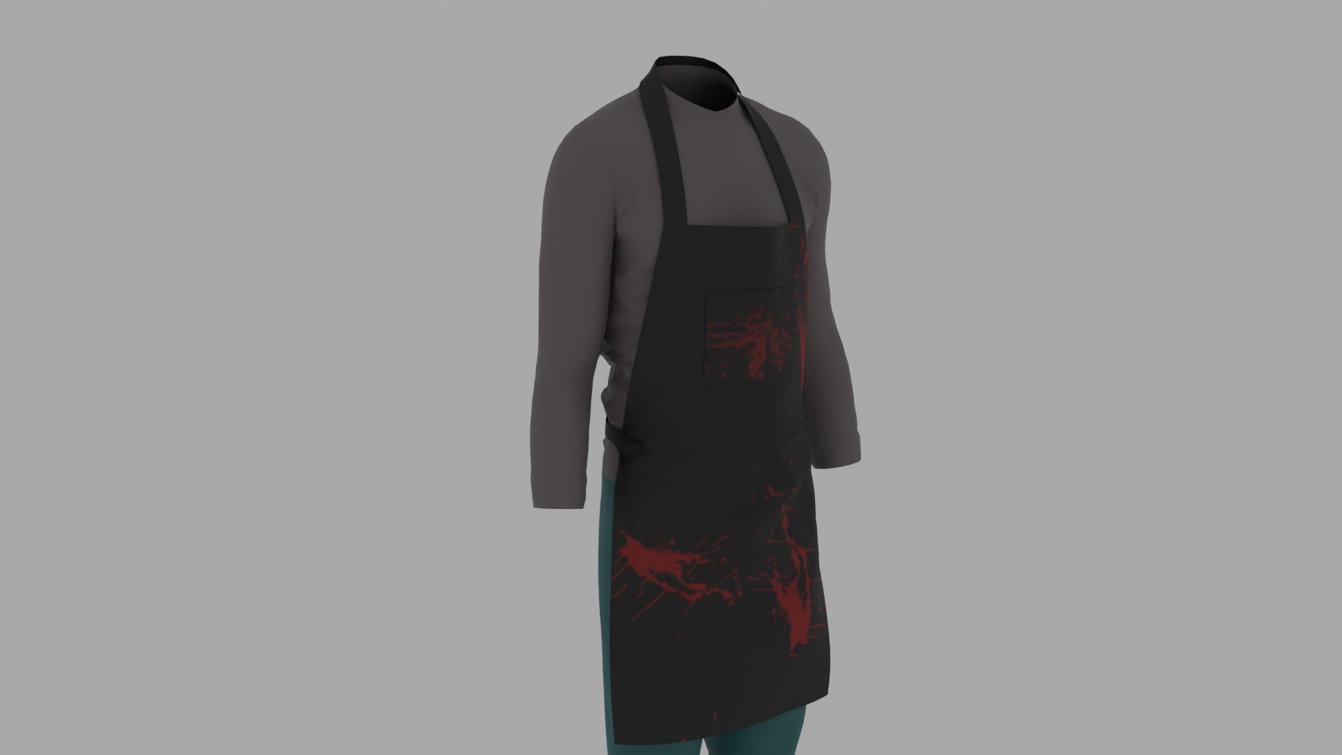 Butcher Costume 3D Model - TurboSquid 1973147
