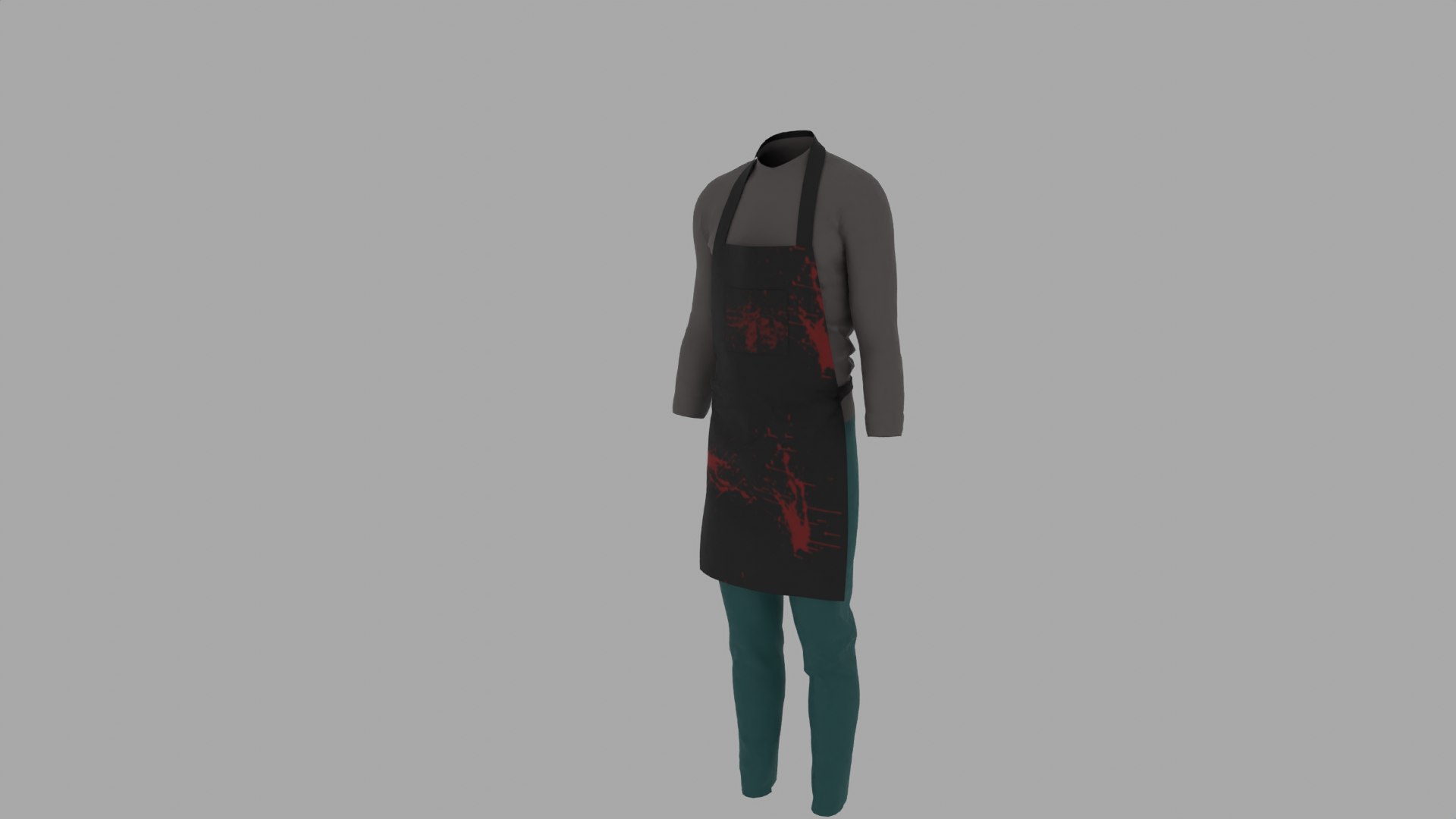 Butcher Costume 3D Model - TurboSquid 1973147