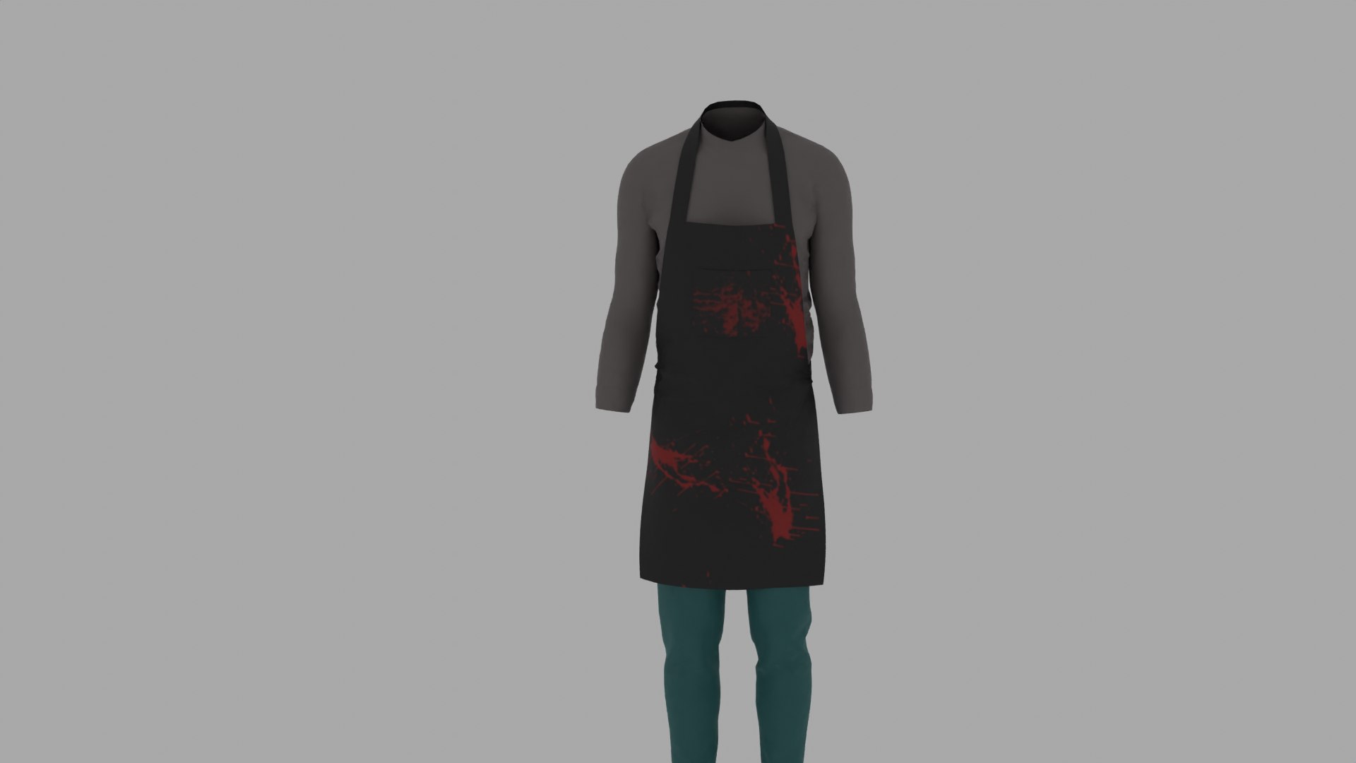 Butcher Costume 3D Model - TurboSquid 1973147