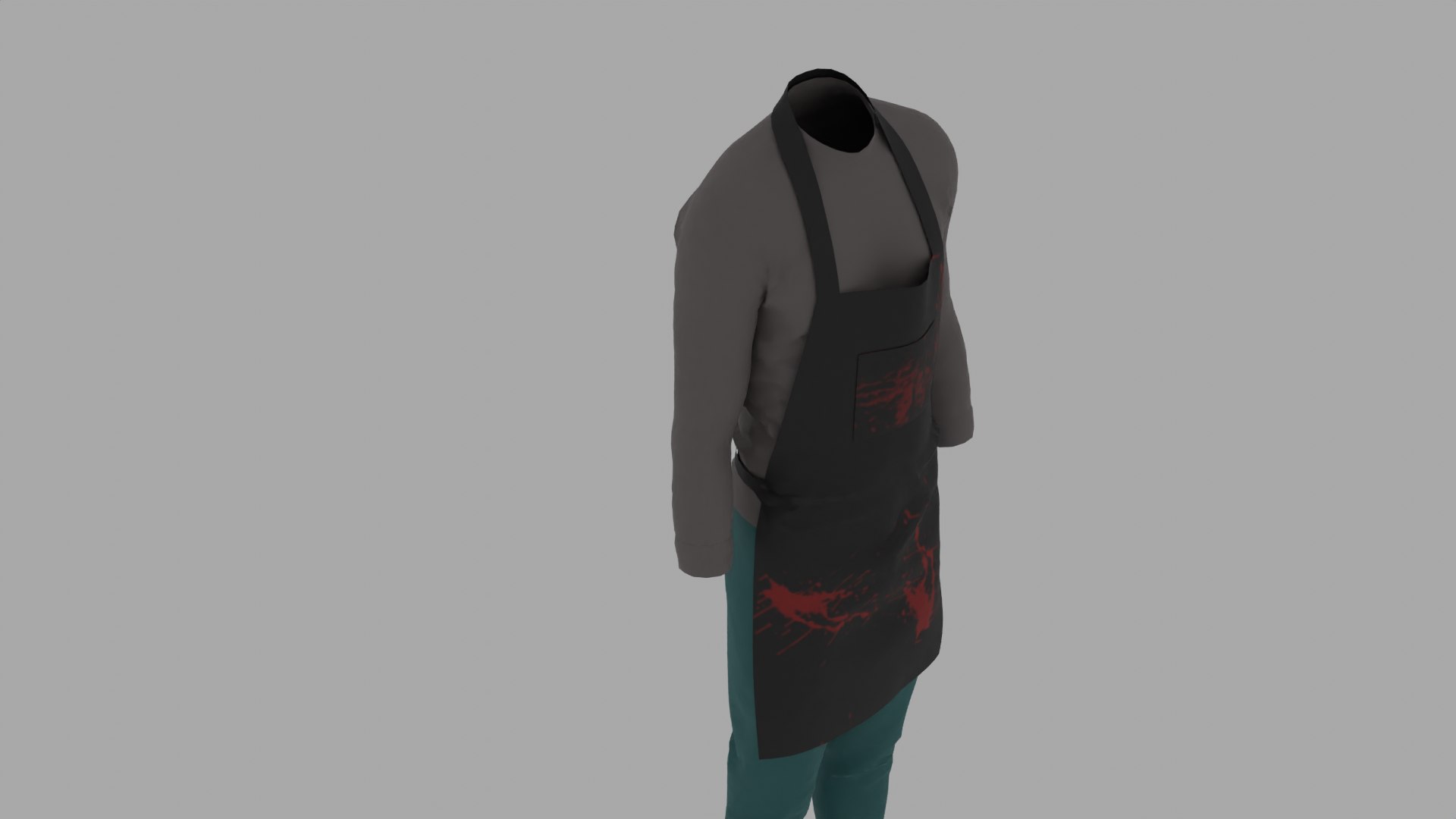 Butcher Costume 3D Model - TurboSquid 1973147