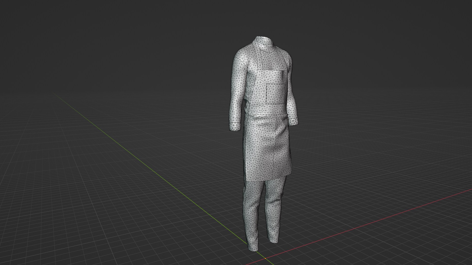 Butcher Costume 3D Model - TurboSquid 1973147