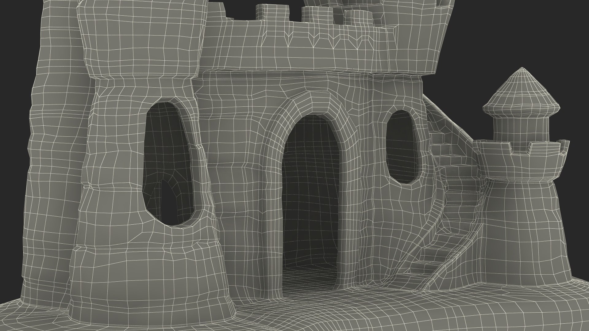 Castle Aquarium Decoration Model - TurboSquid 2101945