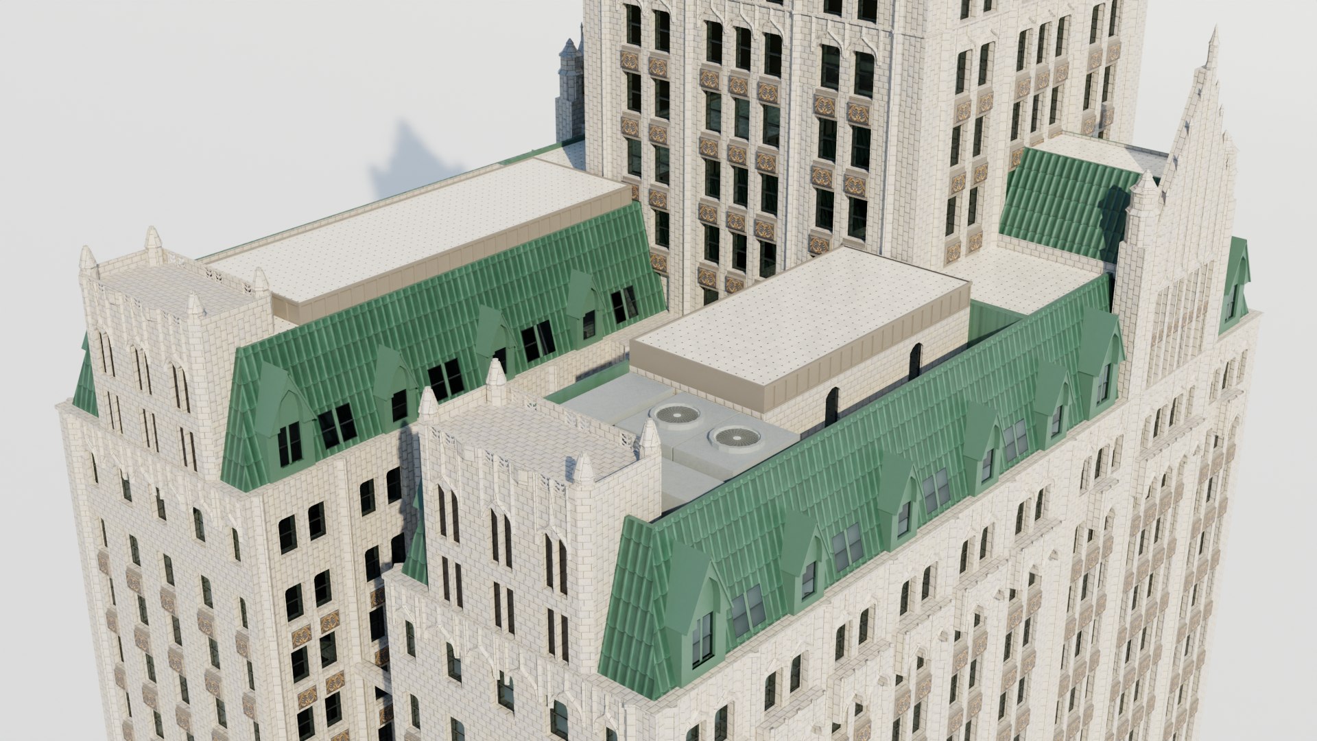 3D Model The Woolworth Building New York City - TurboSquid 1933697