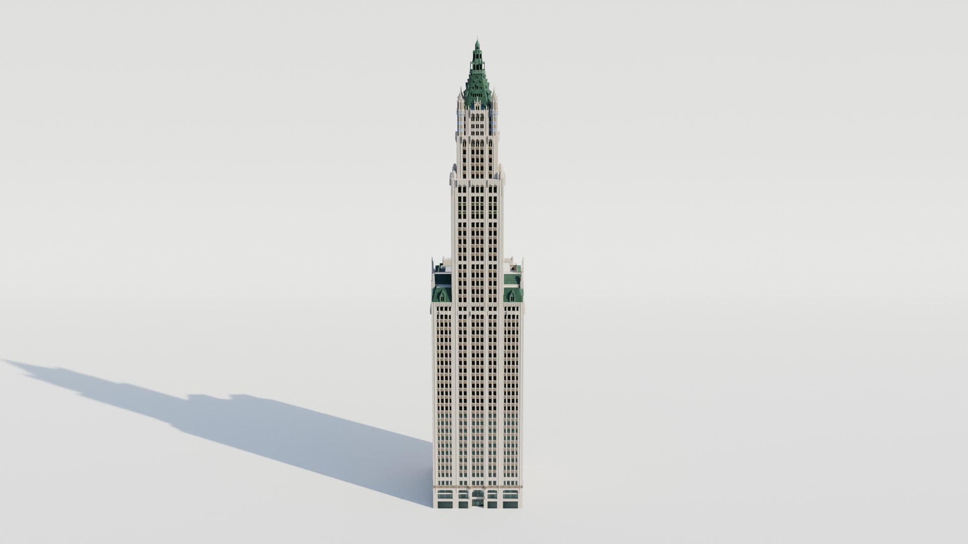 3D Model The Woolworth Building New York City - TurboSquid 1933697