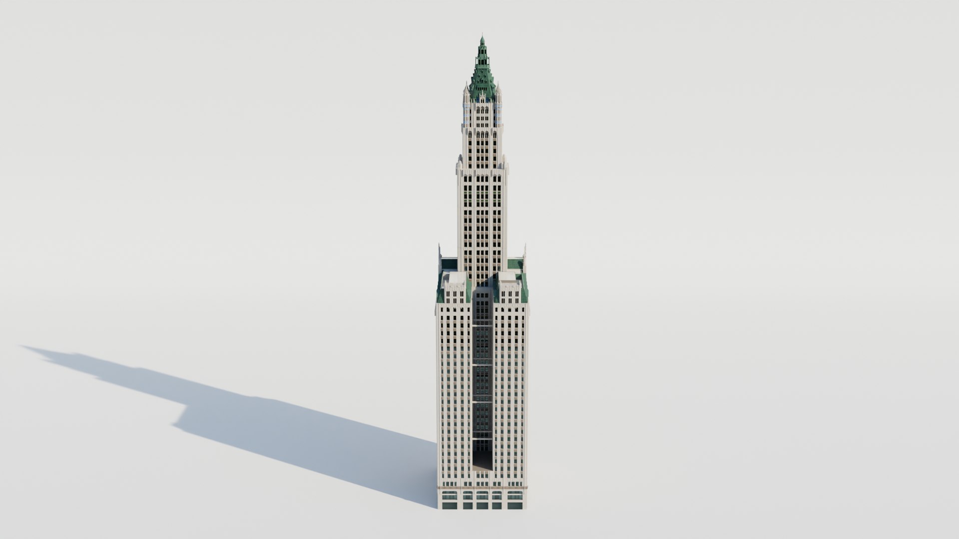3D Model The Woolworth Building New York City - TurboSquid 1933697