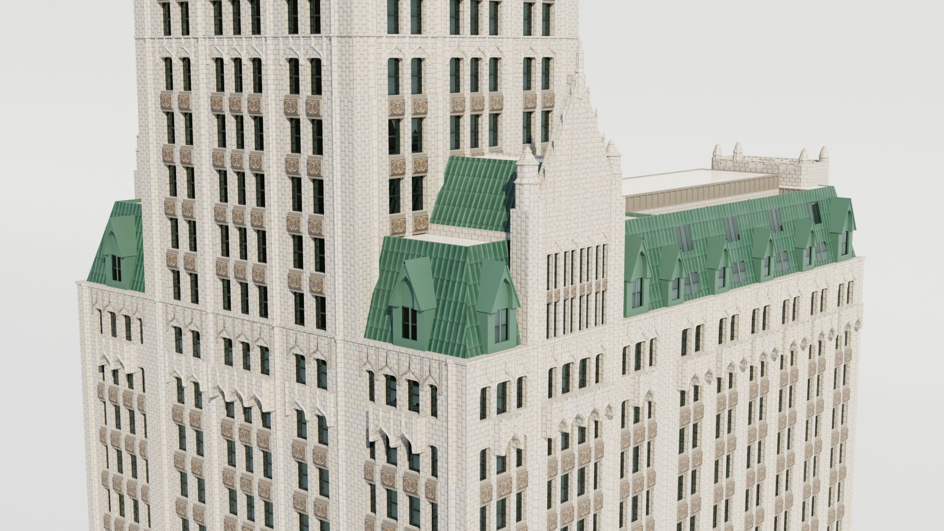 3D Model The Woolworth Building New York City - TurboSquid 1933697