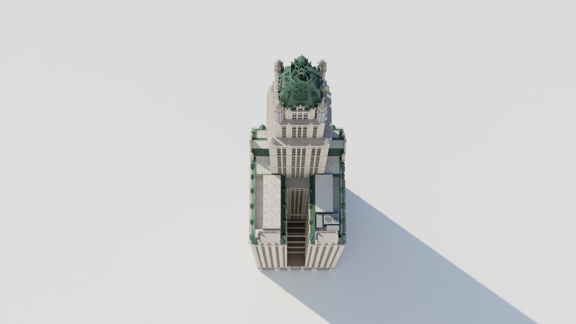 3D Model The Woolworth Building New York City - TurboSquid 1933697